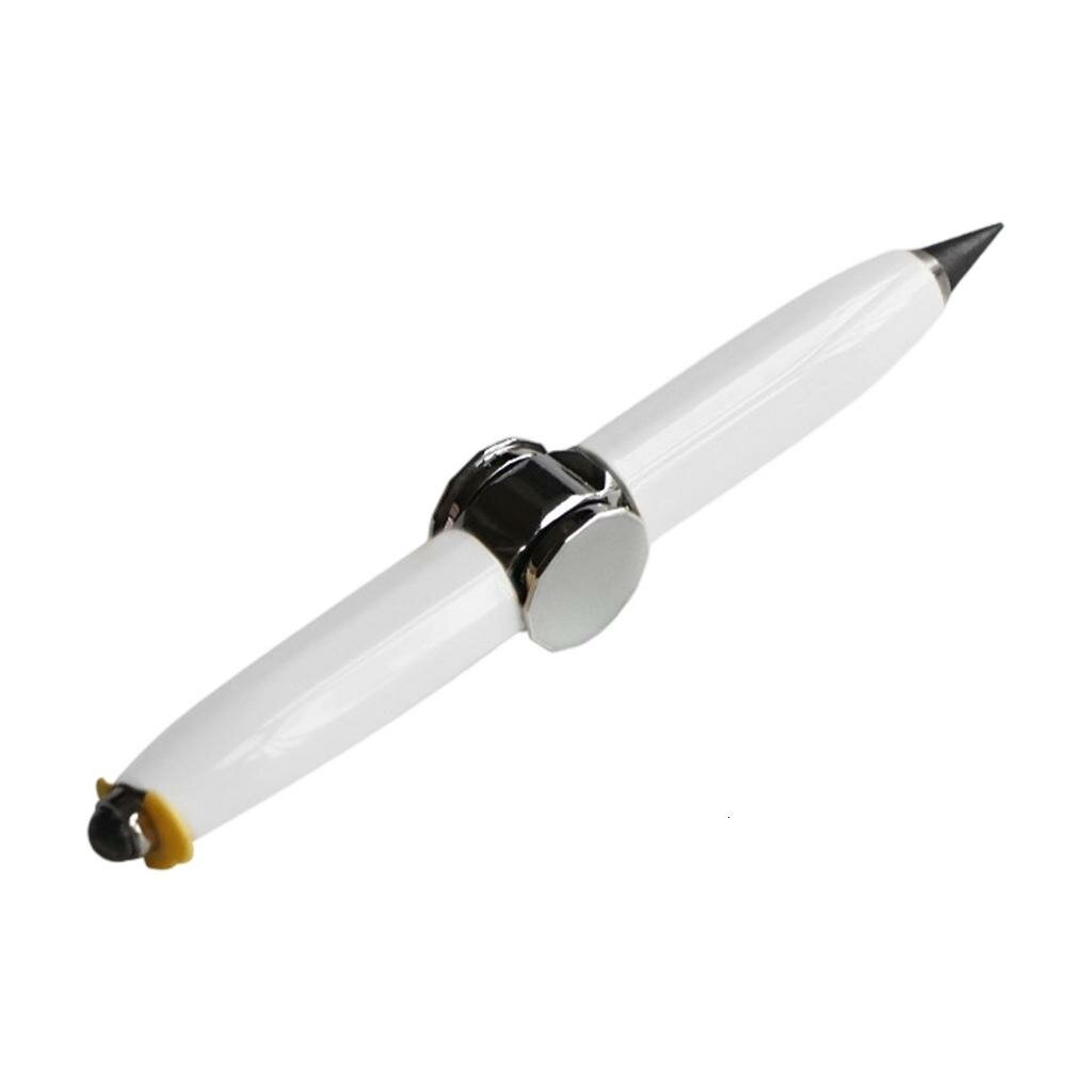 Металлический фиджет-карандаш с LED-подсветкой, Белый