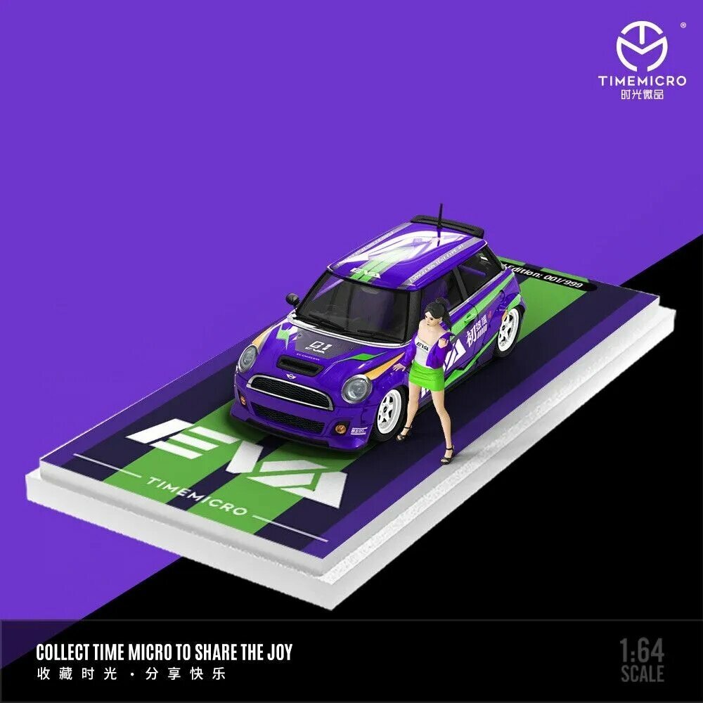 Модель автомобиля Time Micro-TM 1/64 BMW MINI COOPER EVA из литого металла