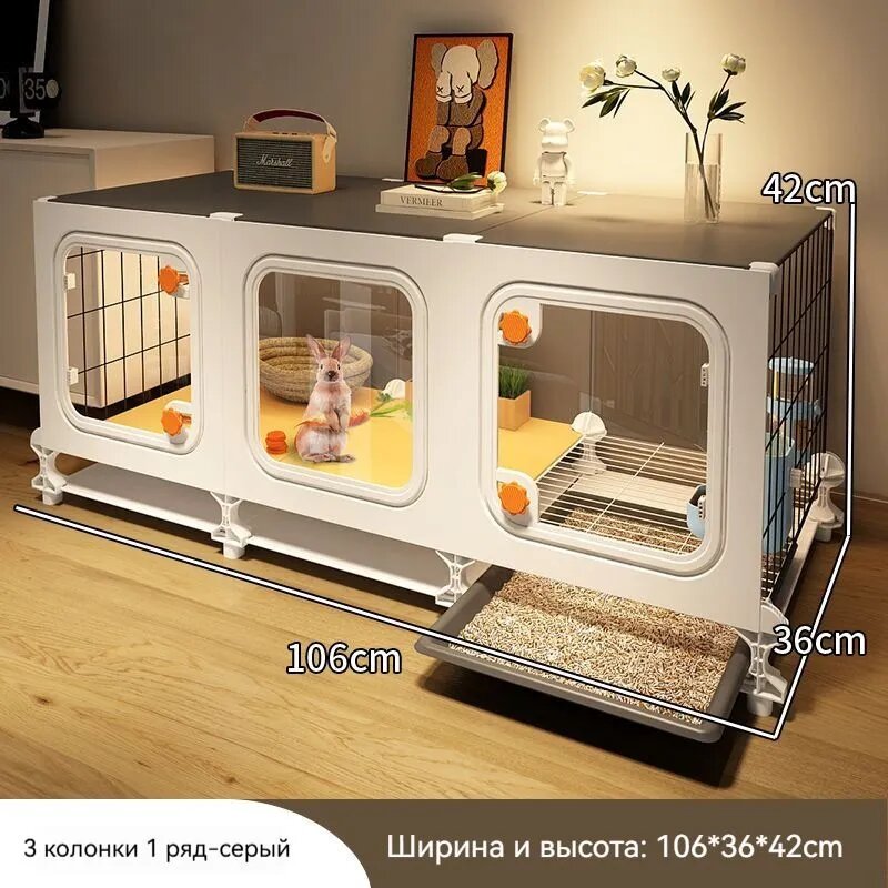 Клетка для кролика 106*36*42, грызунов, морской свинки, большая