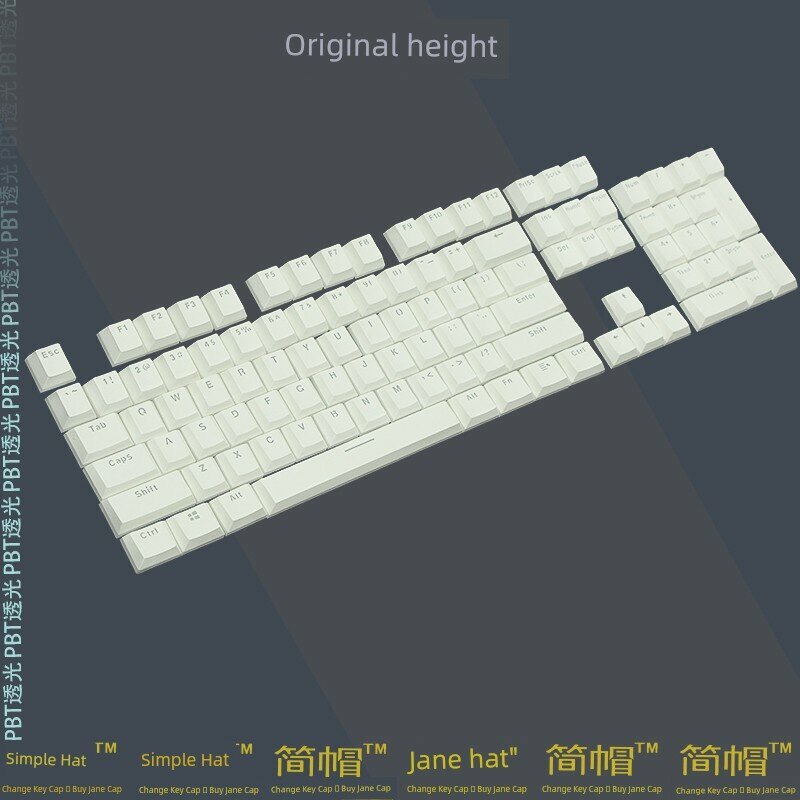 Оригинальные кейкапы CHERRY Cherry MX1235689.0 для механической клавиатуры, низкопрофильные, Doga K320PBT,