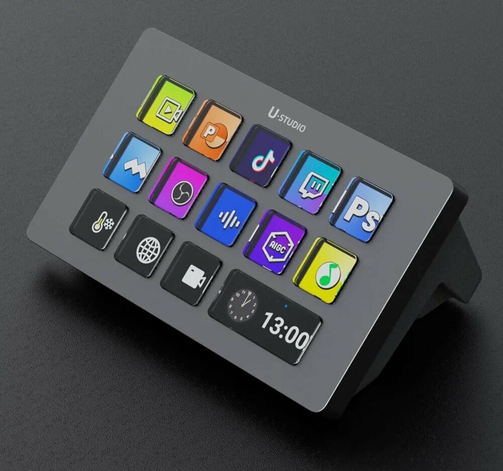 Стриминговый контроллер ULANZI D200, для OBS, Twitch, Plug and Play, 14 макроклавиш, USB 2.0