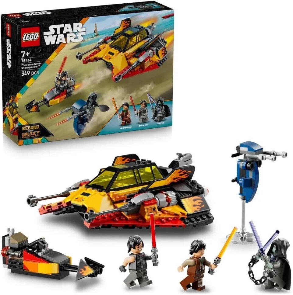 Конструктор LEGO Star Wars 75414 The Force Burner Snowspeeder 349 дет.