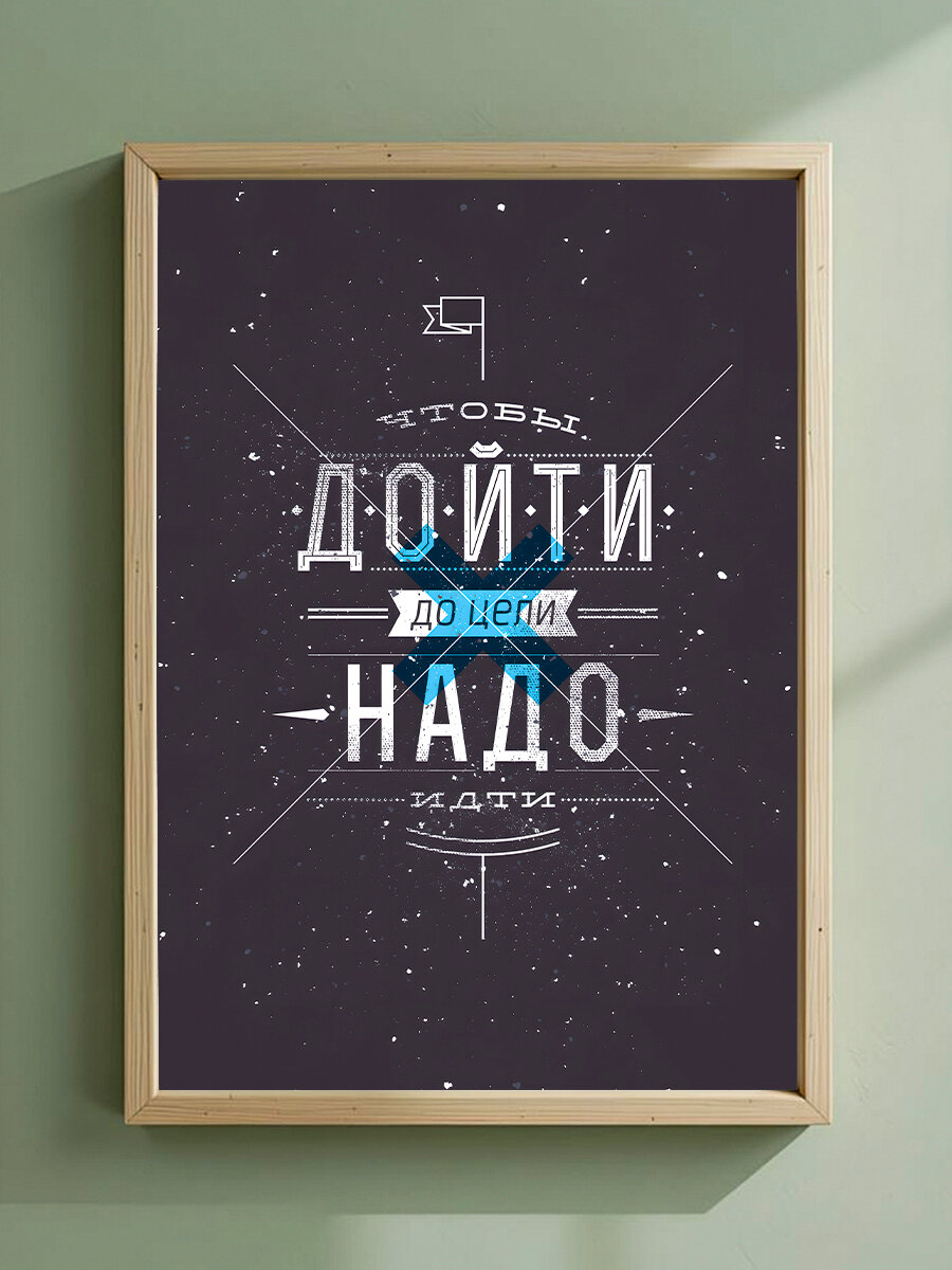 Постер, плакат на стену Мотивация (А3)