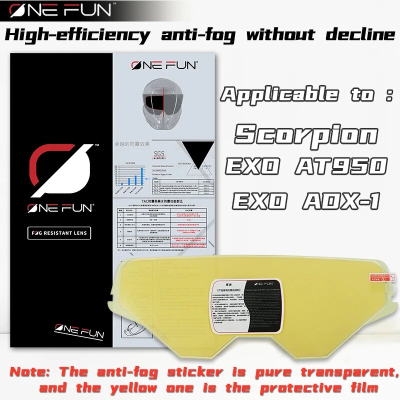 Противотуманный козырек для Scorpion EXO ADX-1