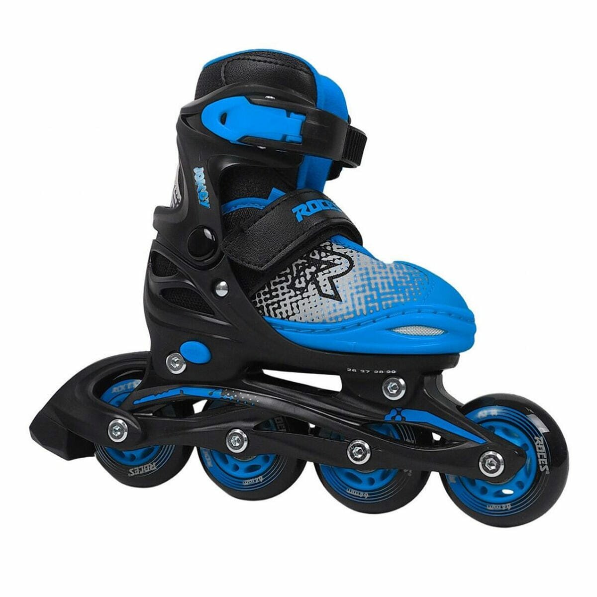 DECATHLON ролики Roces Jokey X Inline, черный/синий, размер 38/41 M, грузоподъемность 60 кг