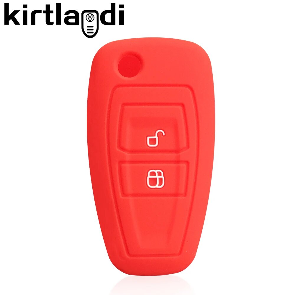 Силиконовый чехол для ключа для Ford Fiesta Mondeo MK4 Kuga Focus MK3 Transit MK8 Ecosport Focus Station Wagon Car Key Cover Key Holder