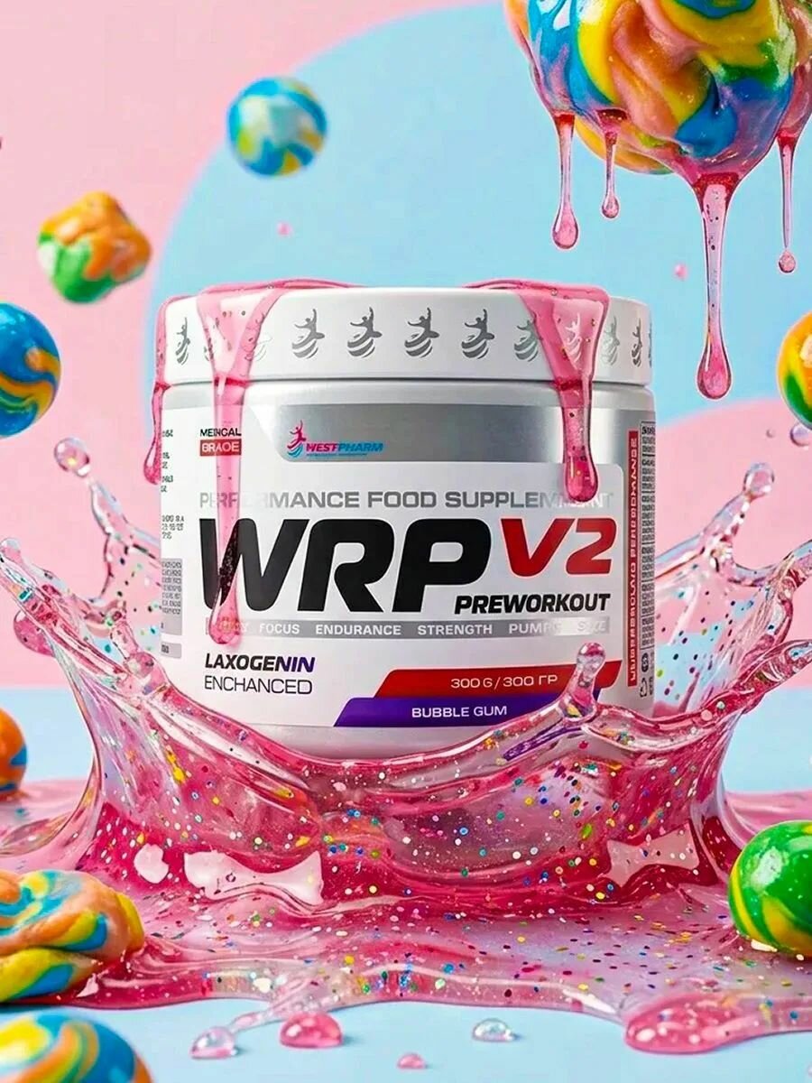 WRP V2 with Laxogenin со вкусом Bubble Gum, 30 порций