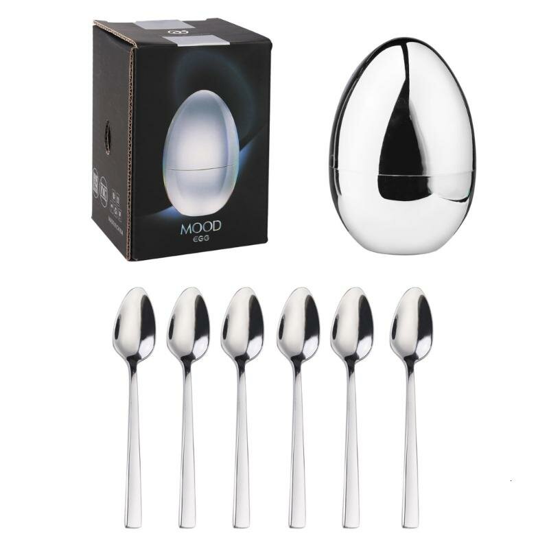 Эспрессо-ложки (6 шт.), Серебро