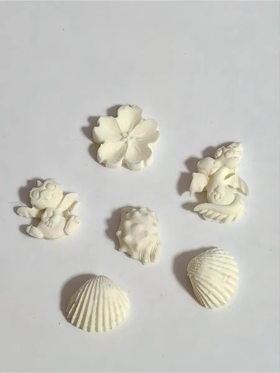 Набор миниатюр - 6 шт, для ватной игрушки