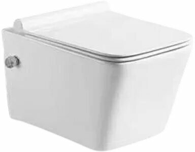 Унитаз подвесной SantiLine SL-5004SM-BD безободковый, с микролифтом