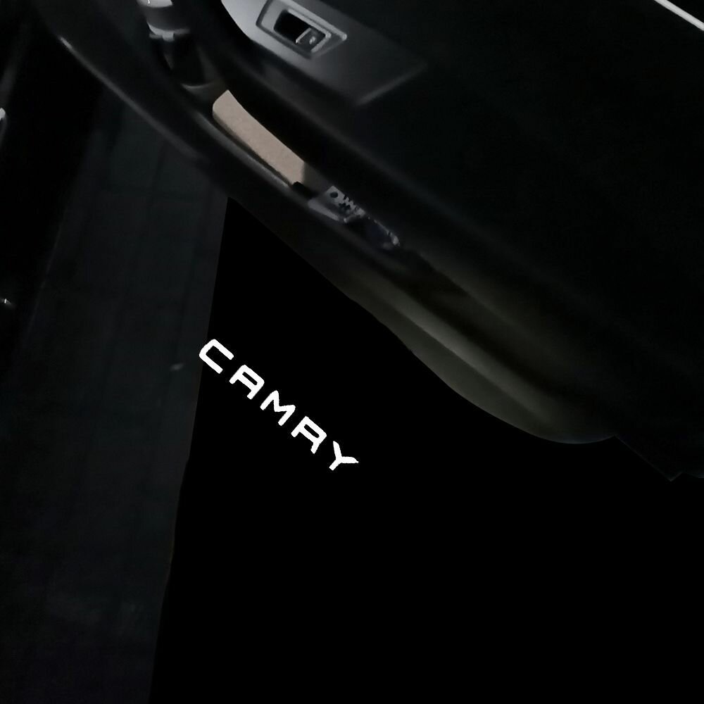 Проекторы подсветки дверей для Toyota Camry 2006–2018 (XV40/XV50/XV55/XV70), логотип, 2 шт, 12В