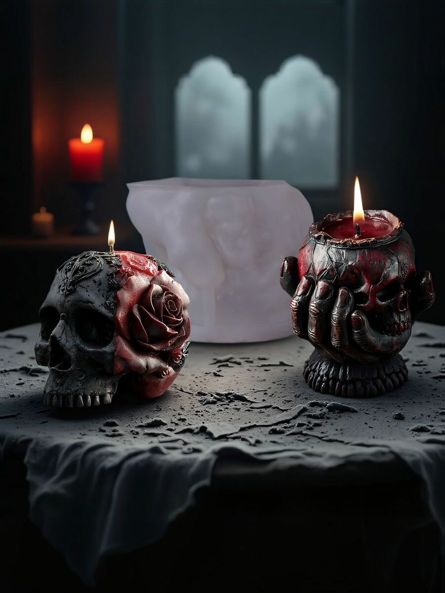Молды для свечей Dark Collection формы для готических и хоррор аромасвечей