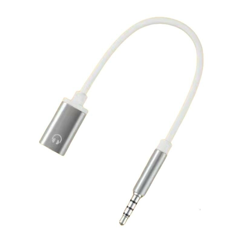 Переходник 3,5 мм «мама» — USB-C «папа», Серебро