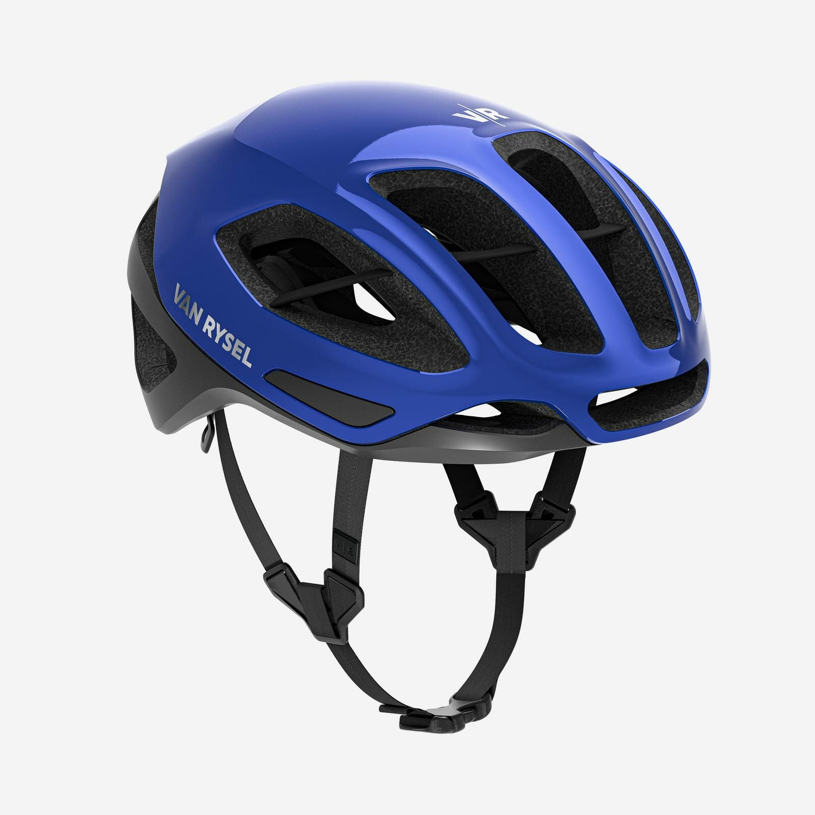 DECATHLON шлем защитный Van Rysel RCR MIPS, темно-синий, черный, размер L