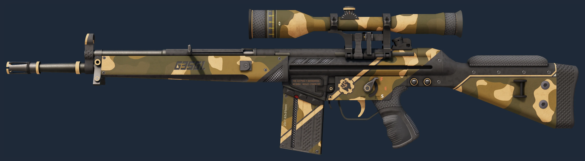 G3SG1 | Чёрный песок (После полевых испытаний) Скины CS2 с быстрой автовыдачей steam trade