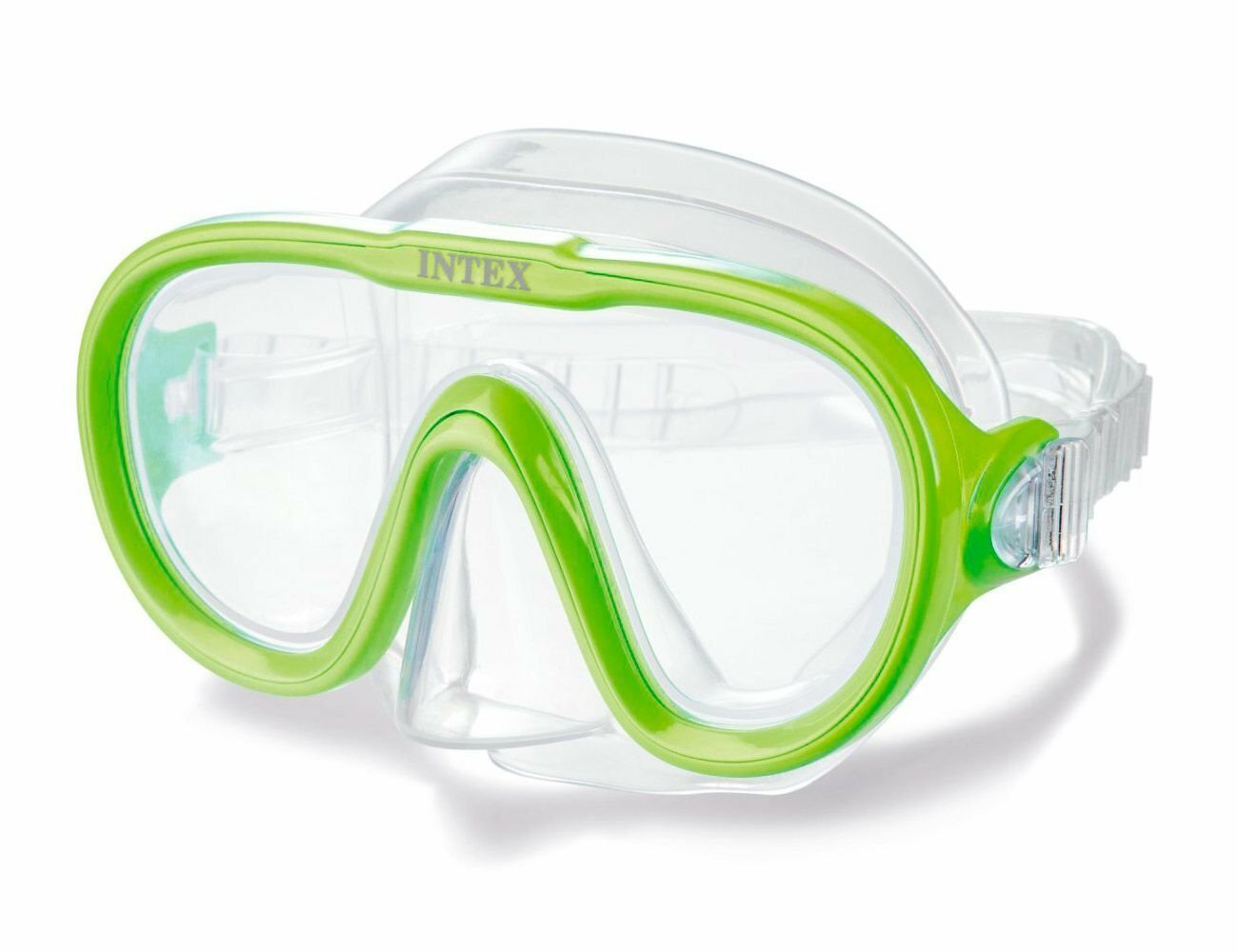 Маска для плавания Sea Scan Swim Mask зеленая, от 8 лет, 55916-зеленый