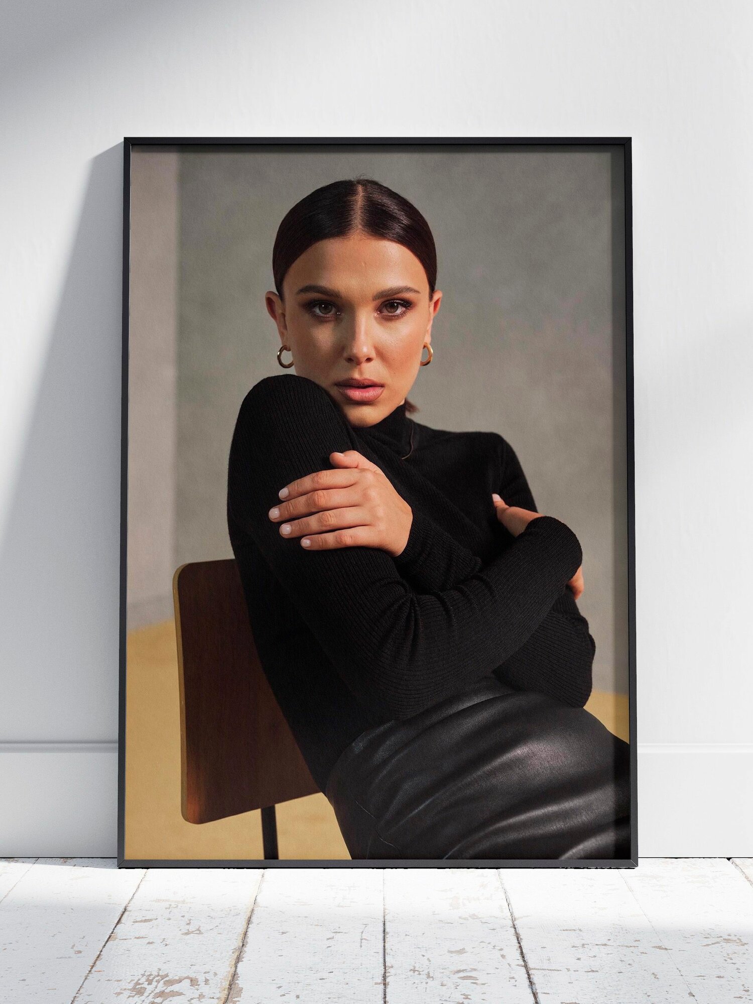 Плакат на стену для интерьера Милли Бобби Браун (Millie Bobby Brown 18) - Постер по актеру фильма, кино, сериала формата A4 (21x30 см)