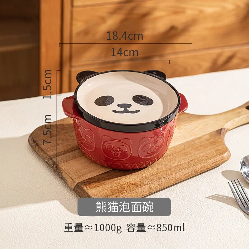 Керамическая миска 850 мл Panda bowl