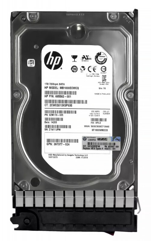 Жесткий диск HP 397377-024 1Tb SATAII 3,5" HDD