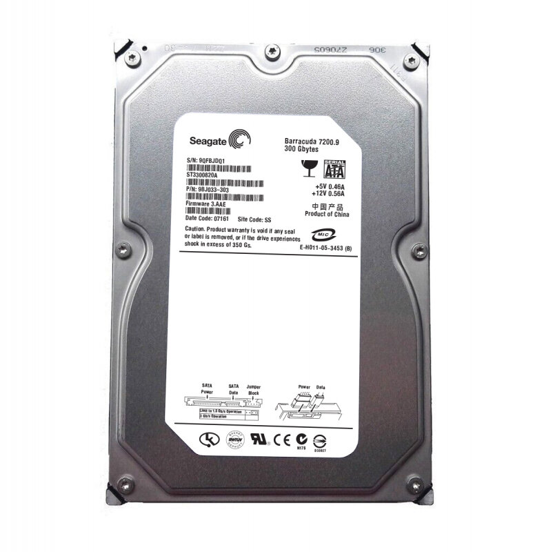 Жесткий диск Seagate ST3300820A 300Gb 7200 IDE 3.5" HDD