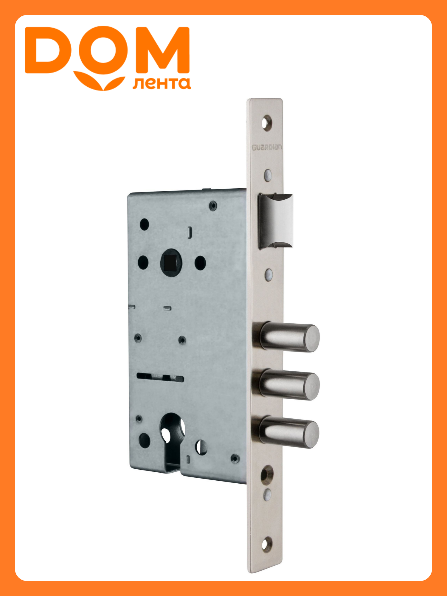 Замок Гардиан ЗВ 1211, цилиндровый, 4 класс, серебристый, сталь