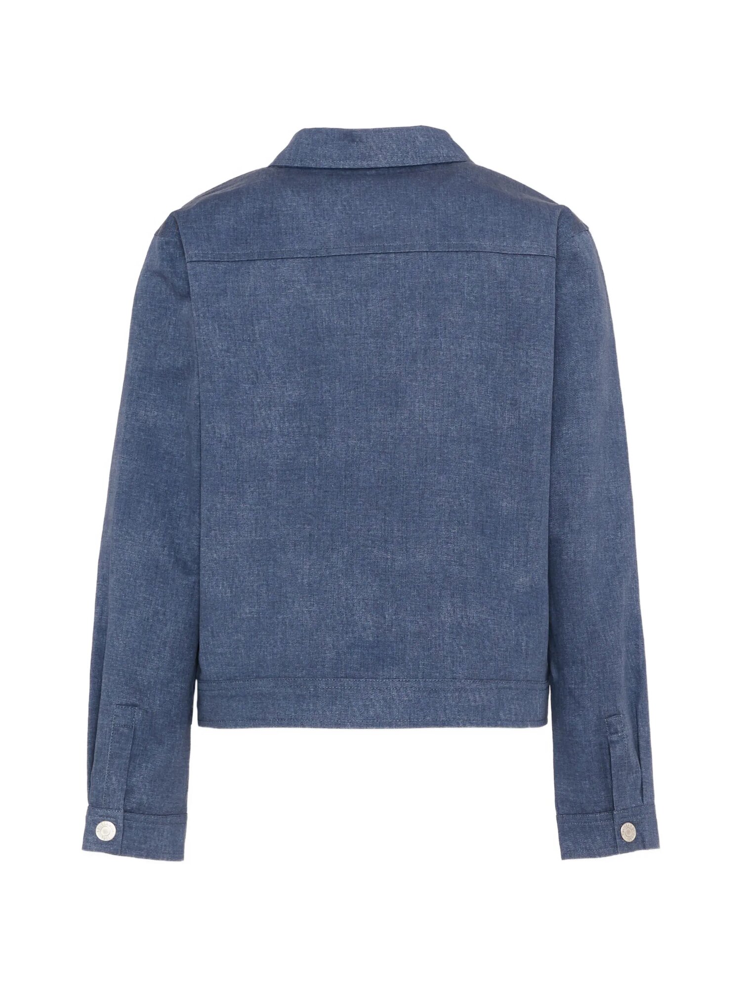 Куртка TRUSSARDI Junior Zip-up denim jacket, размер 4 года, Синий принт — фото 1