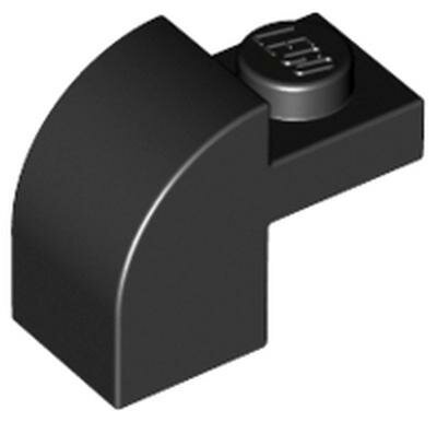Деталь Lego 6091 Slope, Curved 2 x 1 x 1 1/3 with Recessed Stud
