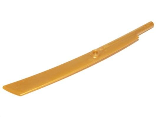 Деталь Lego 98137 Propeller 1 Blade 10L with Bar (Sword Blade)