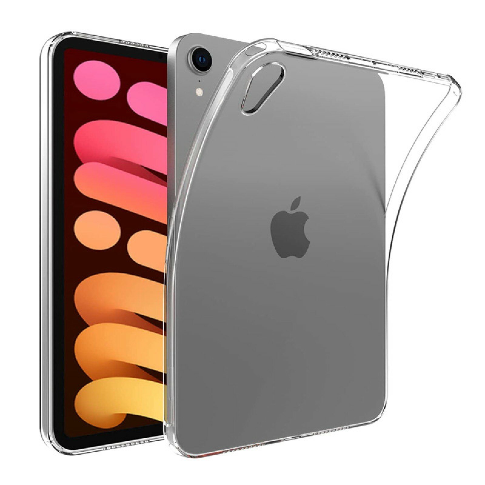 Чехол-бампер MyPads Tocco для iPad mini 7 2024 прозрачный силиконовый противоударный