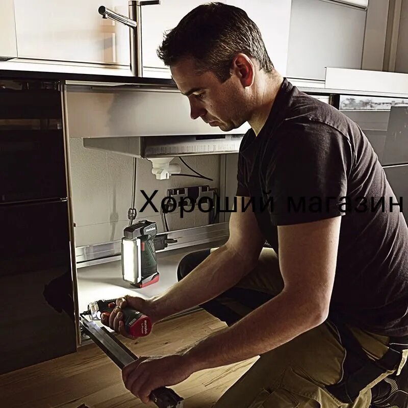 Фонарь ручной Metabo PowerMaxx ULA LED 【10.8V 】 для освещения, разноцветный, аккумуляторный, сделано в Германии — фото 1