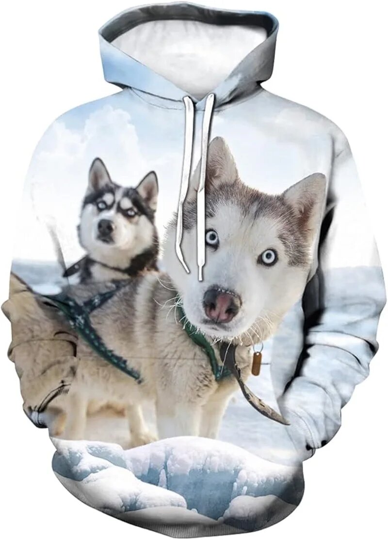 Худи с хаски XXL, Hoodie-PZM30437
