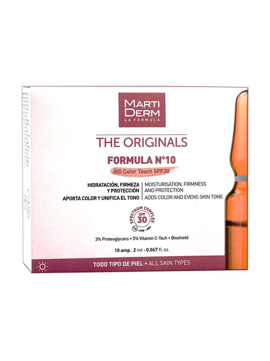 MartiDerm The Originals Formula Nº10 HD Color Touch SPF30 ам