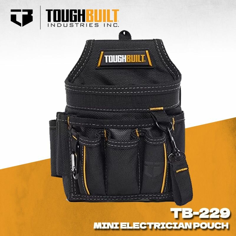 TOUGHBUILT TB-229 Универсальный набор электрика Сумка для инструментов для электромонтажа для ремонта