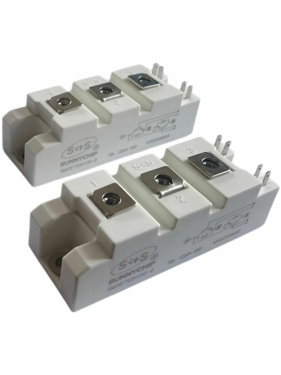 1 шт. 75A 1200V IGBT Модуль для 3 фазы сварочных аппаратов, высокочастотных коммутаторов, мощных преобразователей, систем бесперебойного питания