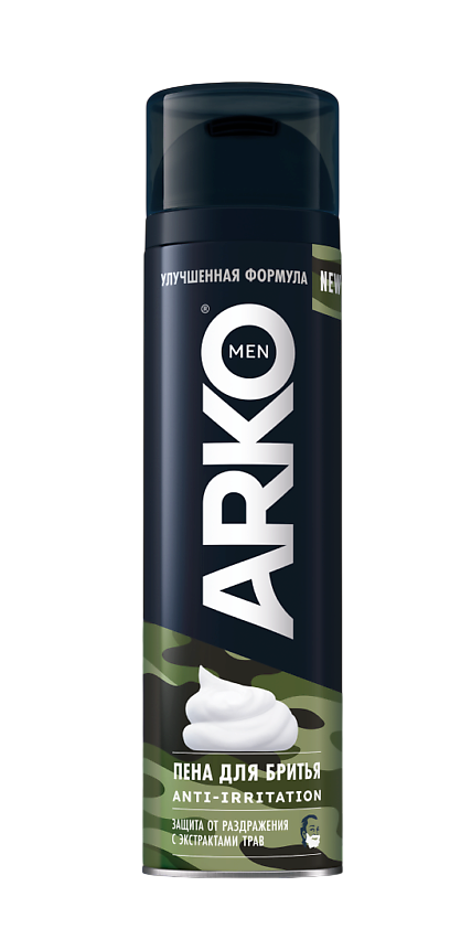Пена Arko Men для бритья Anti-Irritation, 200мл