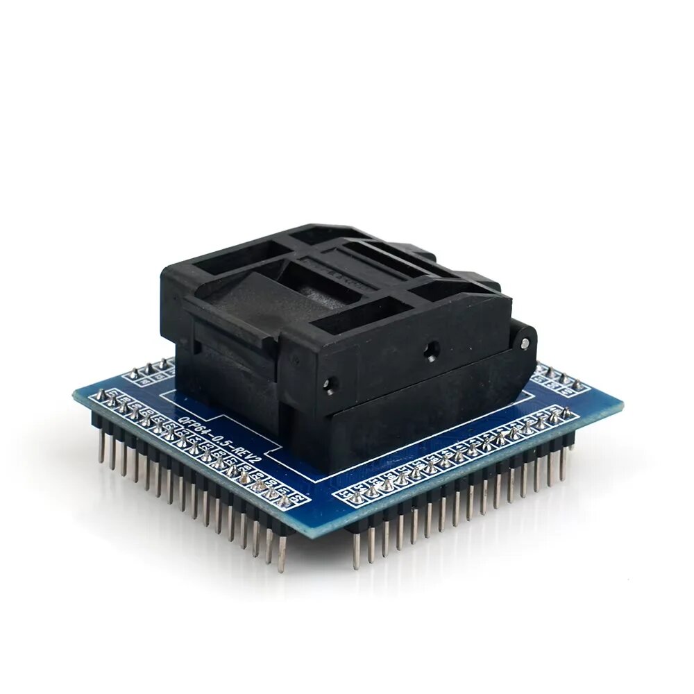 Адаптер гнезда QFP64 TQFP64 LQFP64 для тестирования IC STM32
