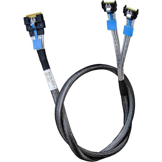 Кабель Noname MCIO X8 to 2*SlimSAS SFF-8654 4i