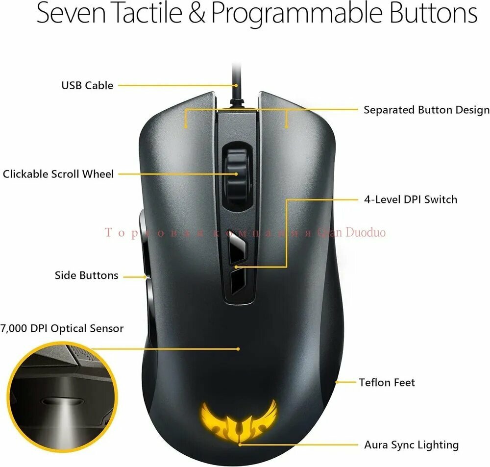 Мышь TUF Gaming M3 — фото 1