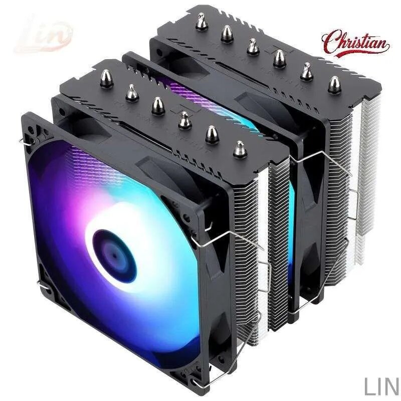 Вентилятор Peerless Assassin 120 SE ARGB, белый, черный