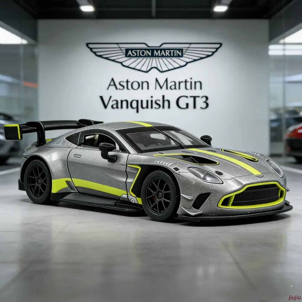 Миниатюрная модель автомобиля из литого металла Астон Мартин Vanquish GT3 модель автомобиля Игрушки 1:31 Aston Martin Vanquish GT3