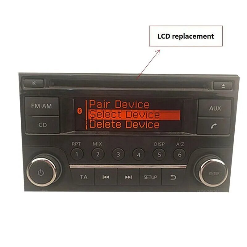 ЖК-экран для автомагнитолы Nissan Qashqai Juke X-Trail Pathfinder Navara Suzuki Equator 28185BH30A