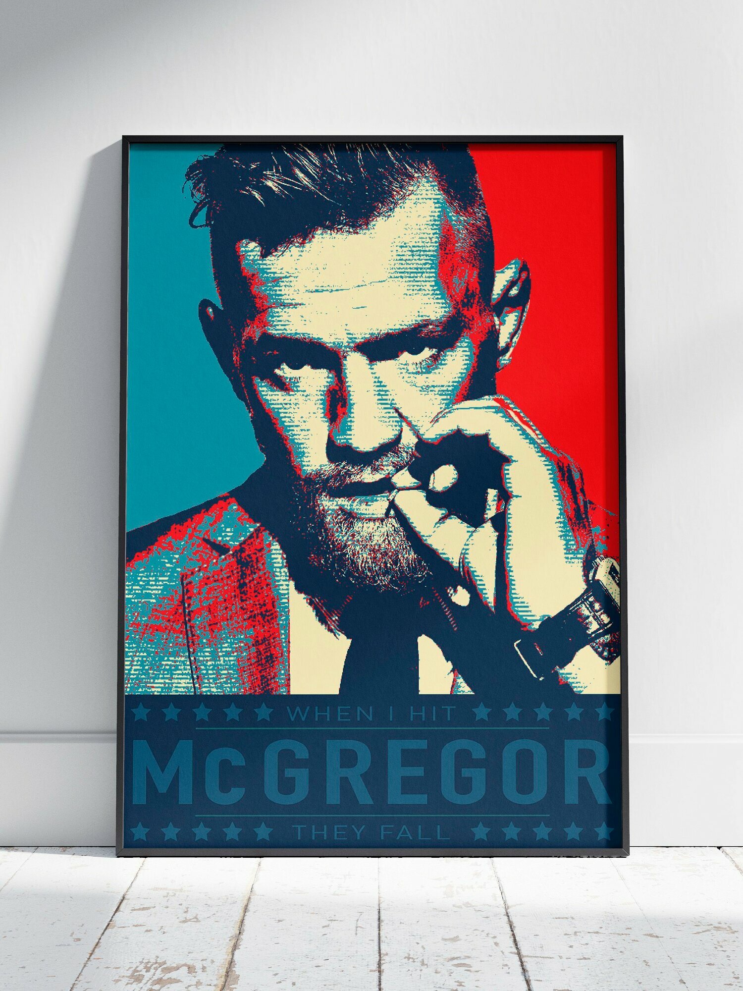 Плакат на стену для интерьера Легенды ЮФС и ММА (Конор Макгрегор - Conor McGregor 3) - Постер по спорту и физической активности формата A4 (21x30 см)