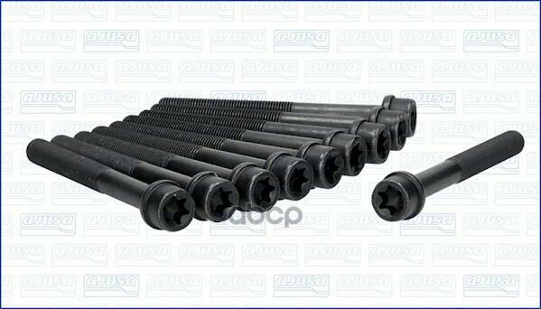 Комплект болтов ГБЦ CHEVROLET: VECTRA 2.4/2.4 Flex/2.4 Flexpower 05- Ajusa арт. 81040900
