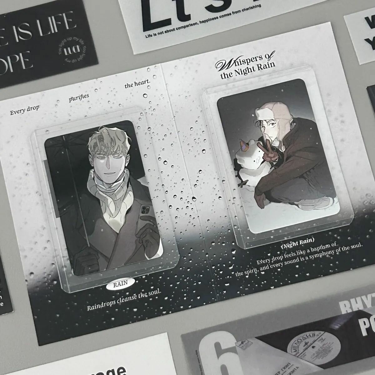 Коллекционная карточка Роза и Шампанское / Rose & Champagne (3 дюйма) коллекция 3 дюйма