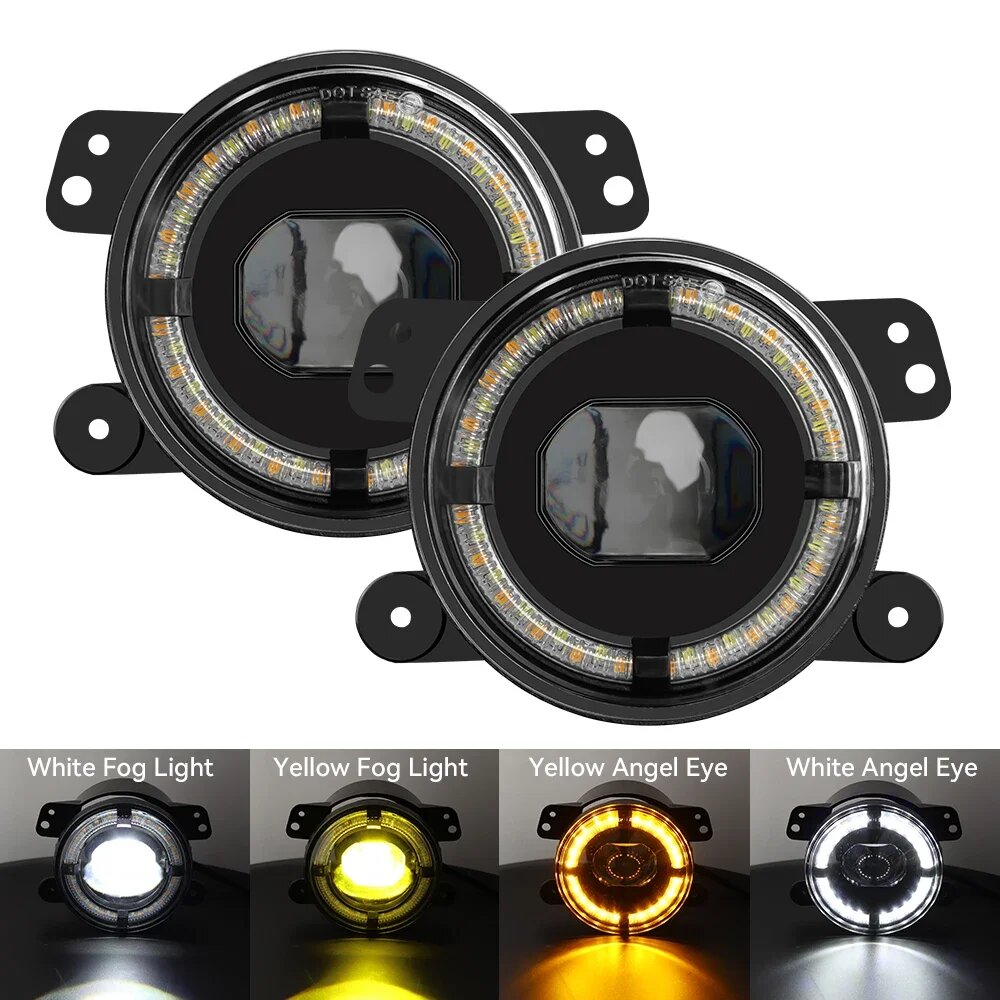 Светодиодные противотуманные фары 4 дюйма, Цвет: 4 inch C