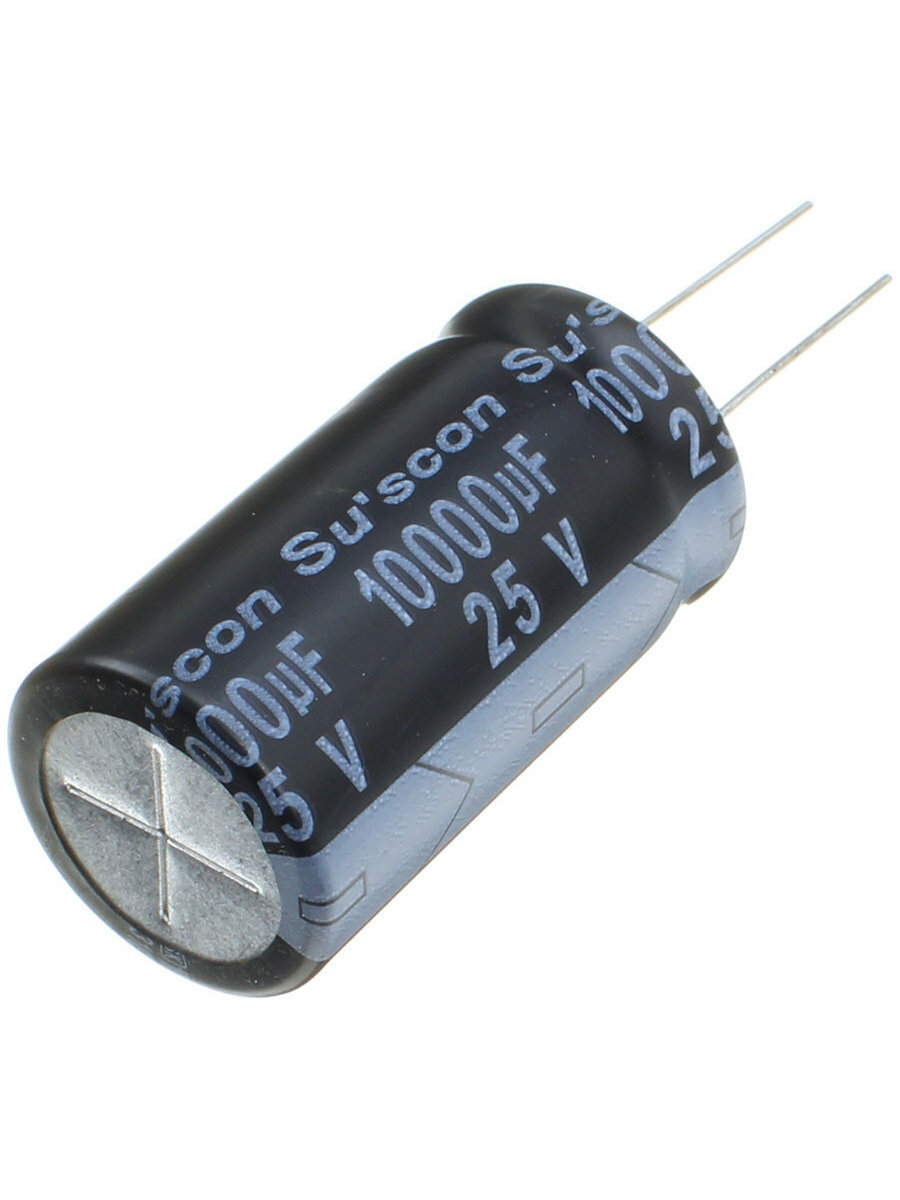 Конденсатор 10000мкФ 25В 22*40мм 105С Suscon SK025M103M40PKKKS00R 2589мА 2000час