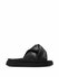 Босоножки INUIKII Knotted-upper leather sandals, размер 41, black/black