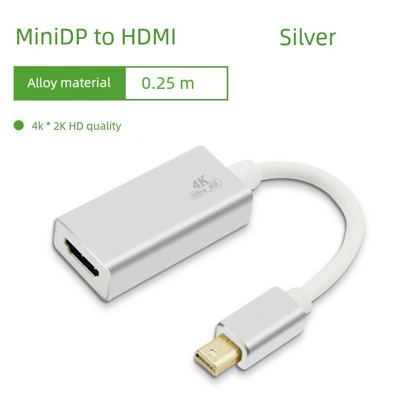 Адаптер Xin Zhe mini DP-HDMI, адаптер VGA для ноутбуков Apple Mac, док-станция, монитор 4K, телевизор, DVI, интерфейс