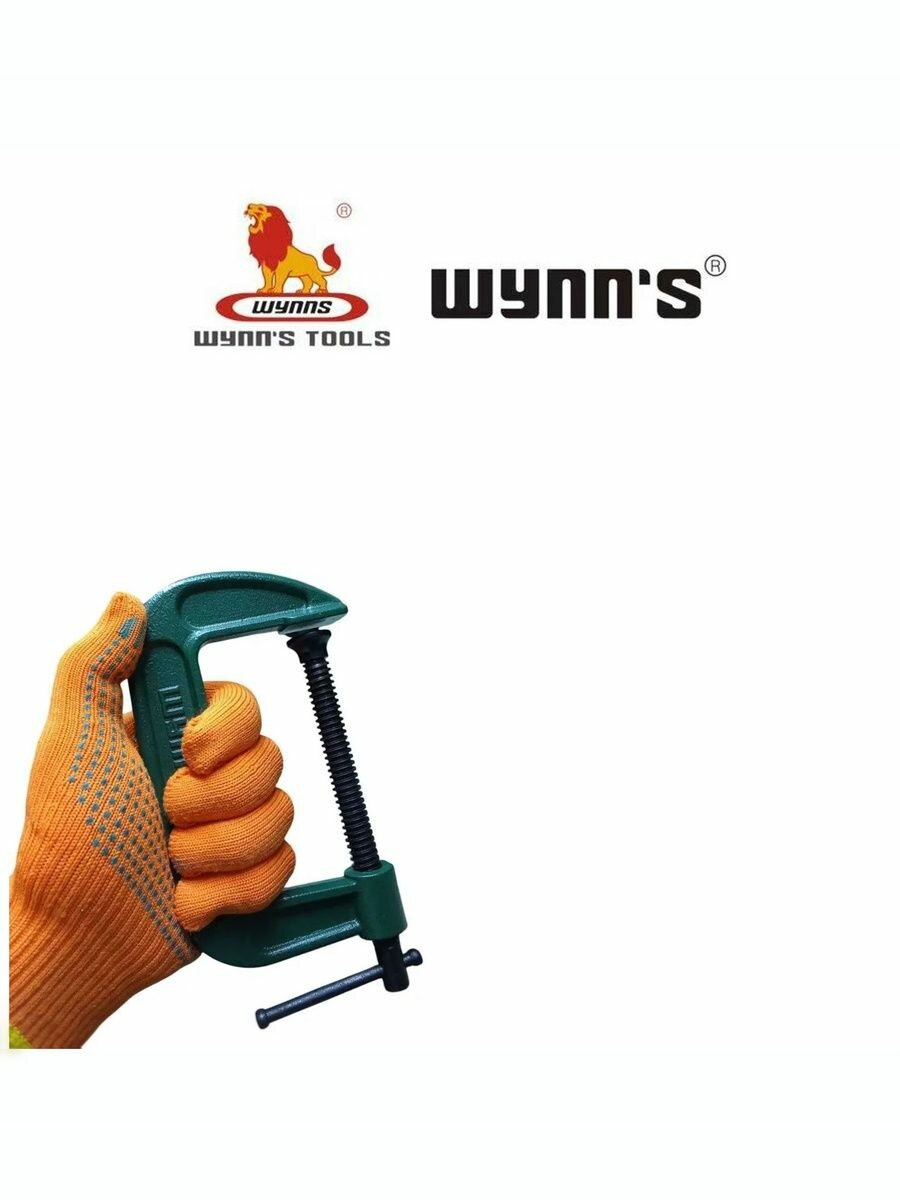 Струбцина тип "G " 4"/100мм W0473D/Wynns Tools