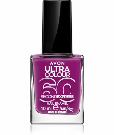 Лак для ногтей Avon Ultra Colour 60 Second Express, фуксия, 10 мл